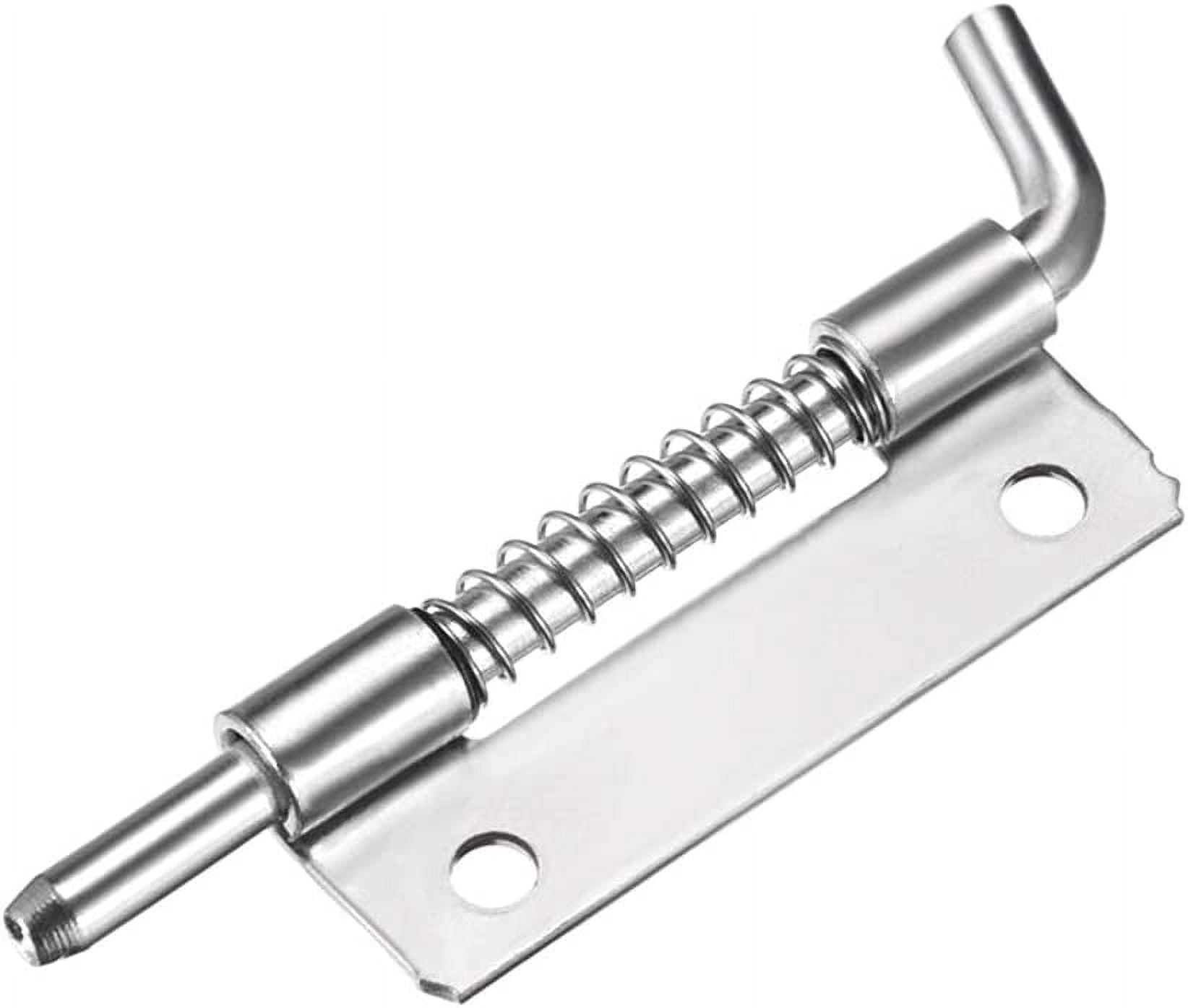 10pcs Carbon Steel Lock Bolt Spring Loaded Pin Latch 90mm Long (Left ...