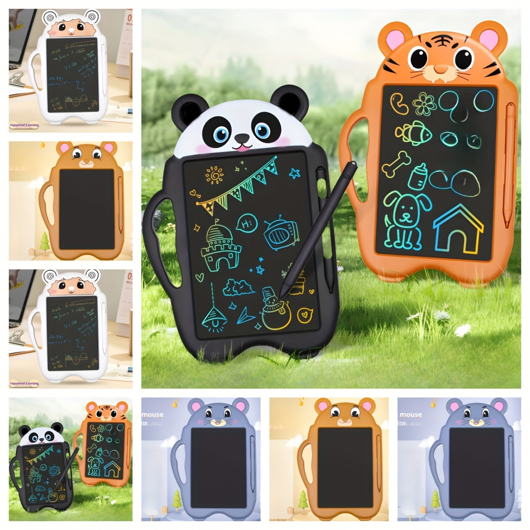 10pcs Cartoon LCD Writing Boards - Drop-Proof, Dirt-Resistant, One ...