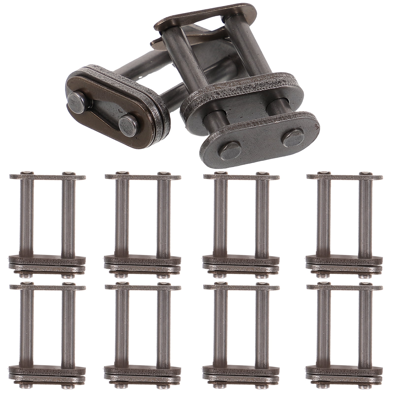 10pcs Chain Connecting Link Roller Chain Buckle 2-row Chain Connecting ...