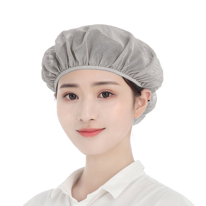 10pcs Chef Hat Reusable Cooking Hair Net for Women Men Chef Works Hats ...