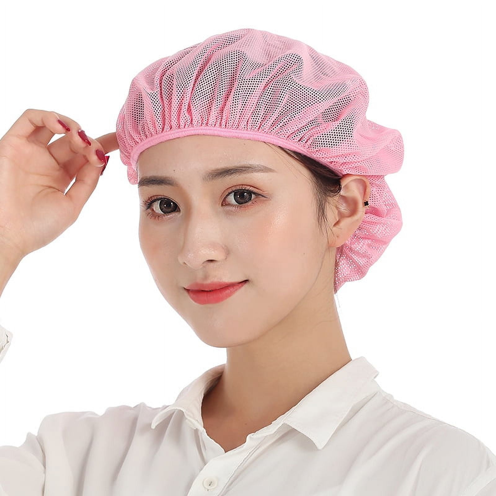 10pcs Chef Hat Reusable Cooking Hair Net for Women Men Chef Works Hats ...