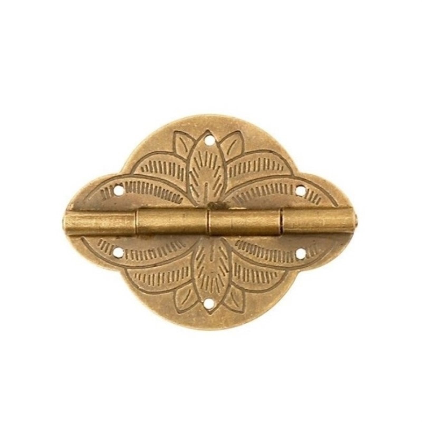 10pcs Chinese Antique Brass Hinges, Vintage 180° folding Hinge ...