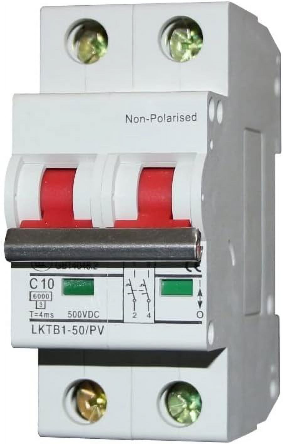 10pcs Circuit Breaker 2P dc 25a 32a 40a 50a 63a DC500V SOLARB Solar ...