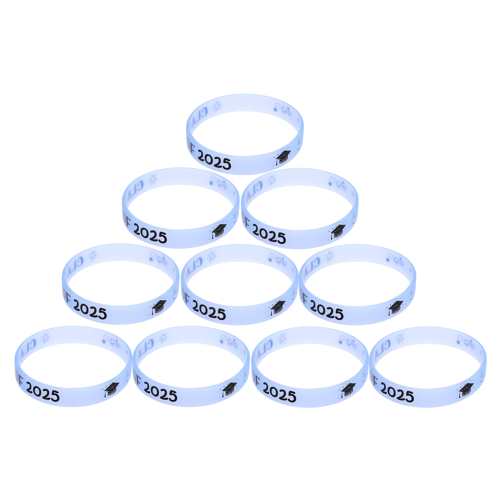 10pcs Class of 2025 Graduation Wristbands Class of 2025 Wristbands ...