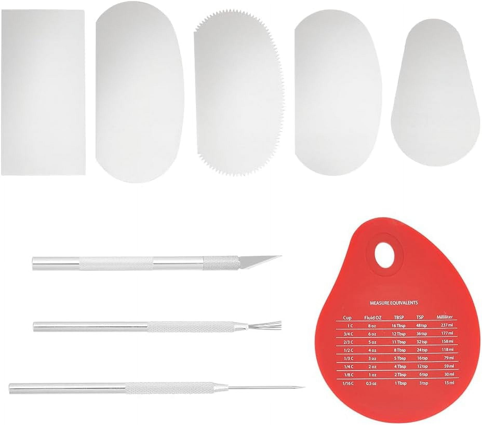 10pcs Clay Tools Set Stainless Steel Clay Scraper Aluminium Scraper Wax ...