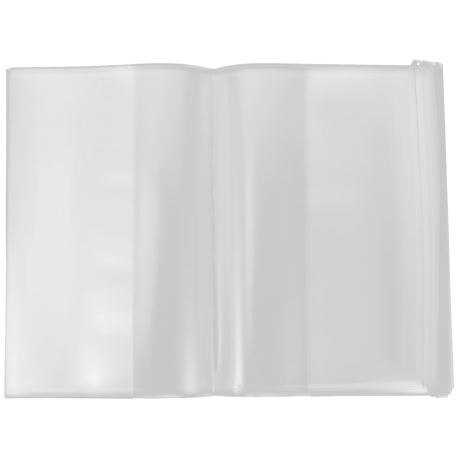 WYN 10pcs Clear Book Cover Width Adjustable Book Cover Soft Cover Books ...