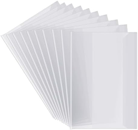 10pcs Clear Book Covers A5 Plastic Exercise Books Covers Waterproof ...