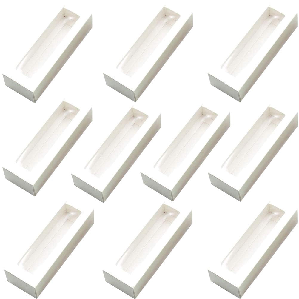 10pcs Clear Lid Packaging Boxes Clear Window Paper Packaging Boxes Soap ...