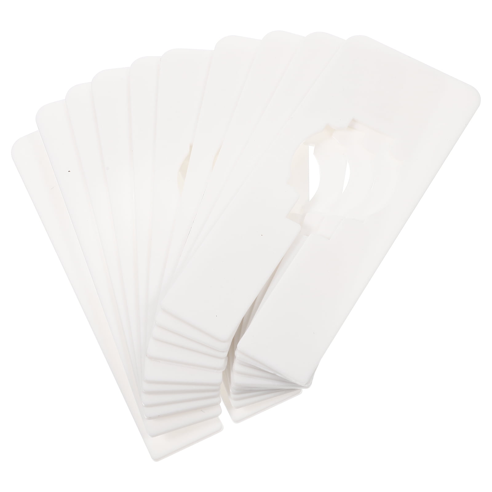 WRITWAA Size Separators for Clothing Racks Clothes Size Dividers White ...