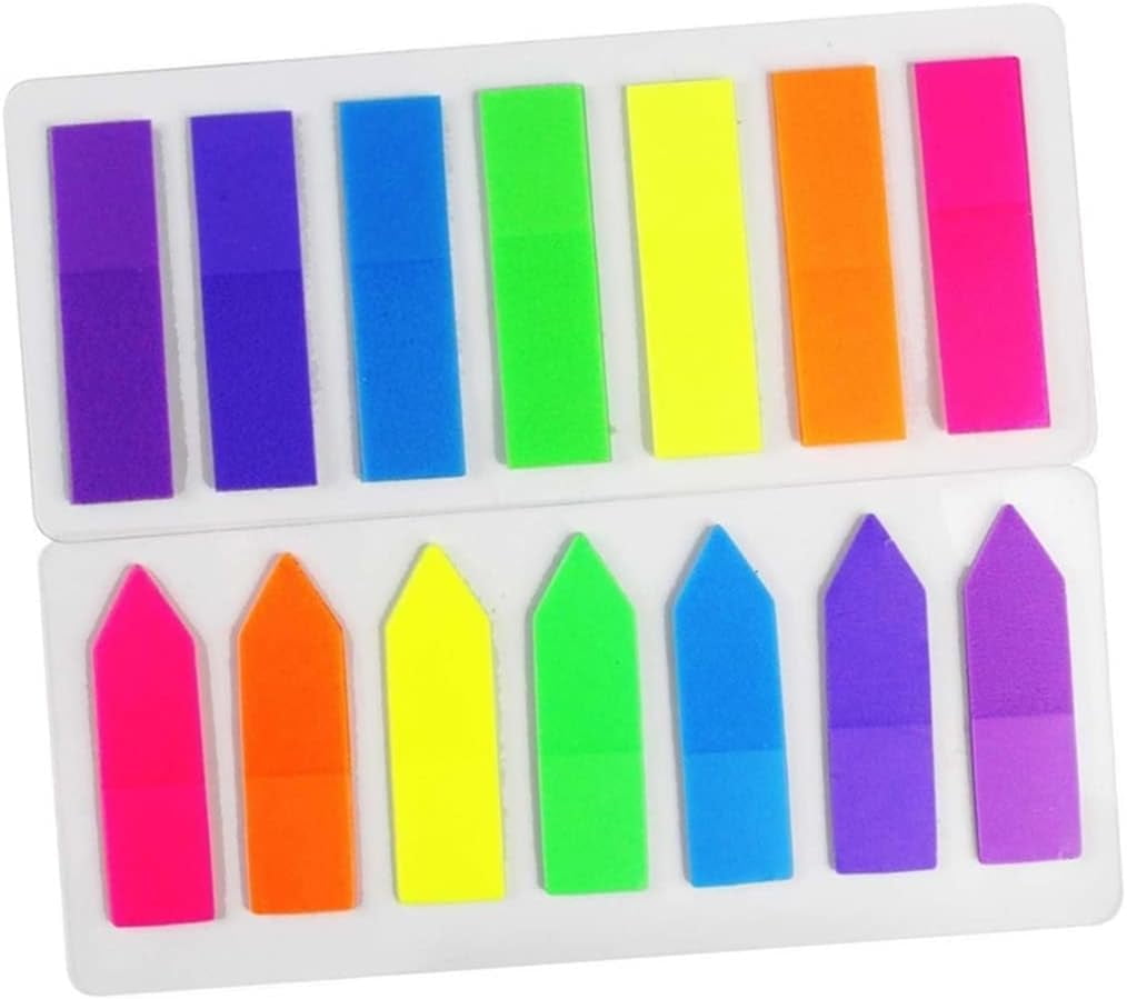 10pcs Colored Labels Index Tabs Page Markers Shaped Self-Stick Note ...