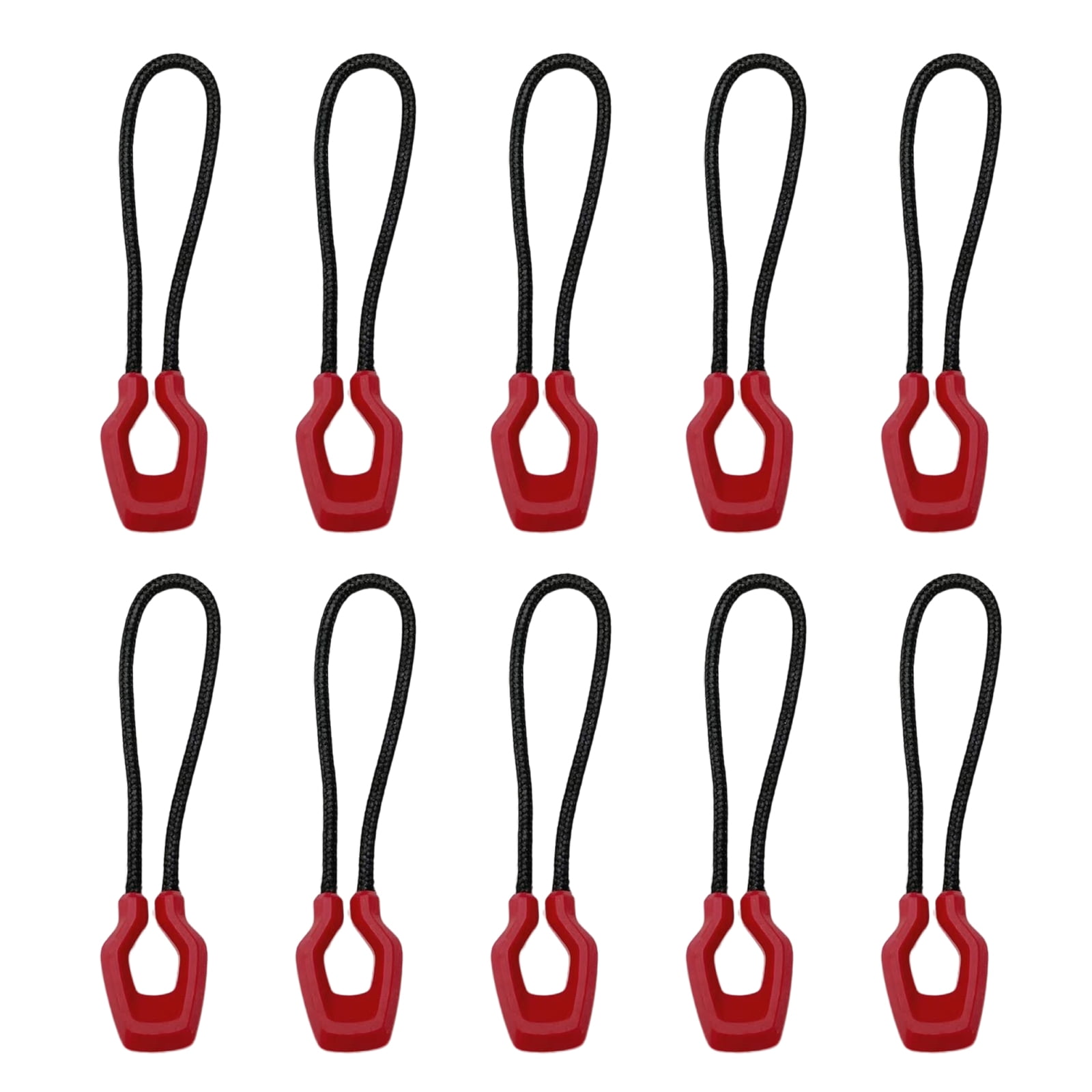 10pcs Colorful Zippers Pull Pullers Travels Bags Extend Pullers Outdoor ...