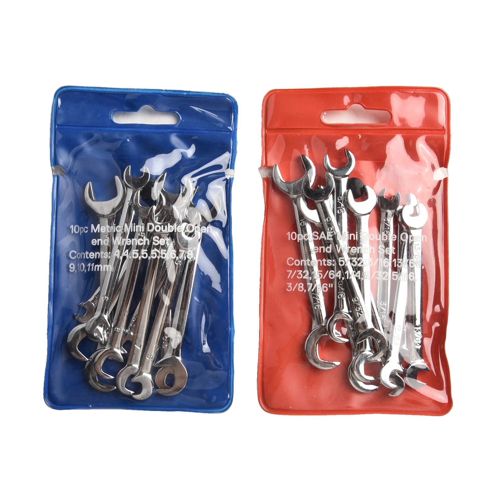 10pcs Combination Spanner Set Small Wrench Metric / SAE Imperial Wrench ...
