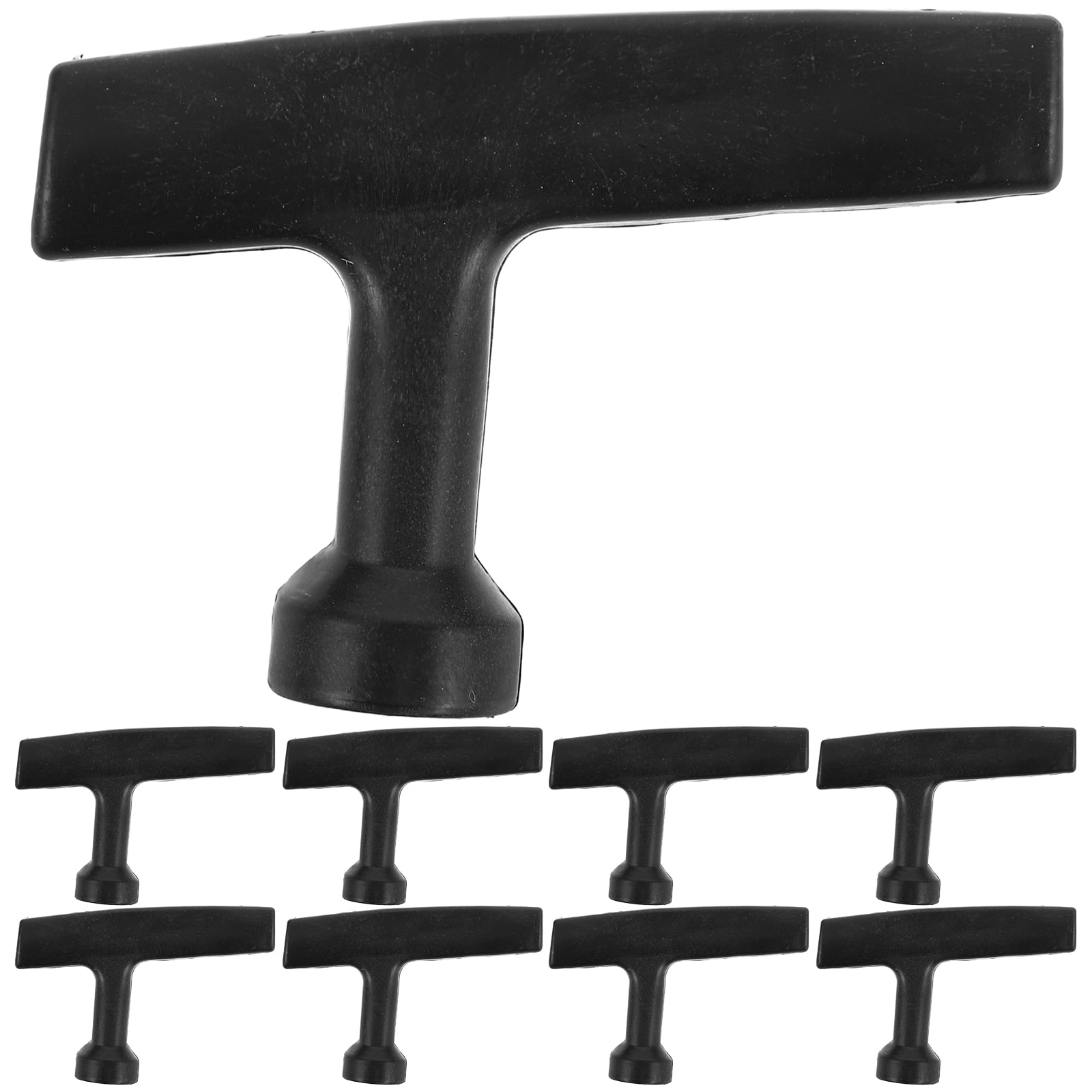 Minkissy 10Pcs Black ABS Pull Cord Starter Handles for Lawnmower ...