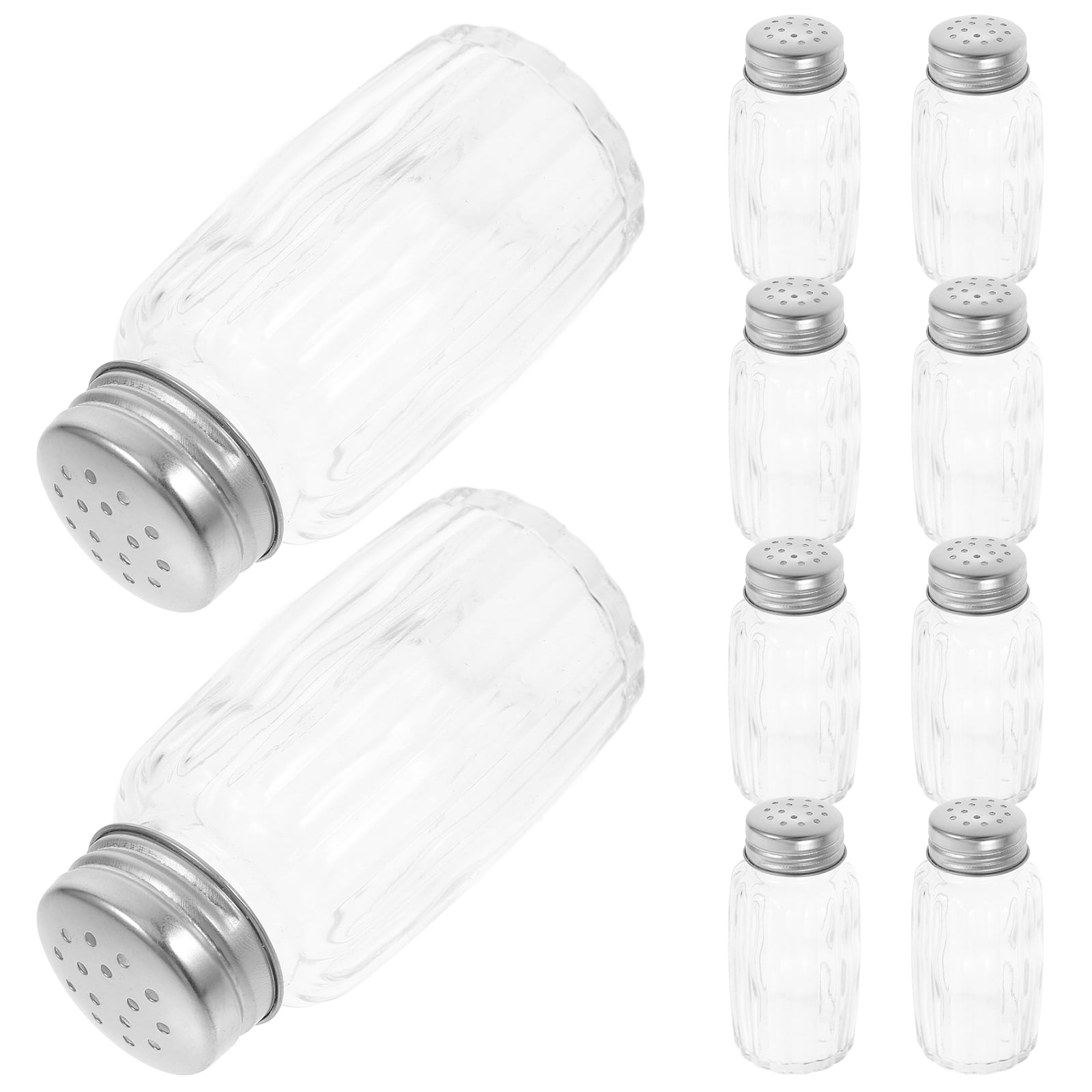 10pcs Condiment Bottles Salt And Pepper Shakers Seasoning Containers ...
