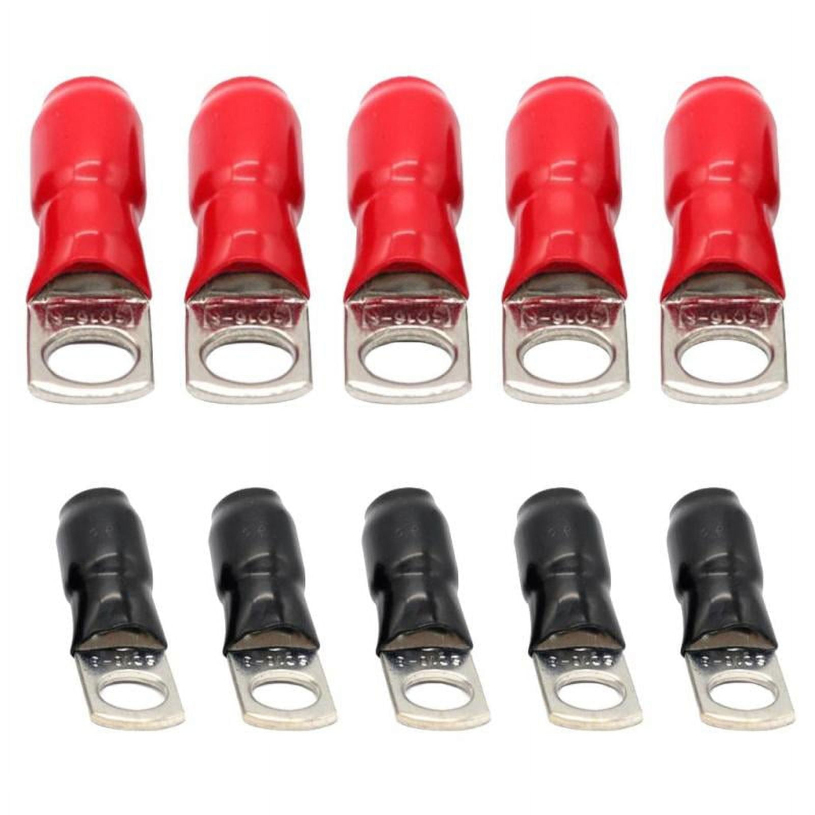 10pcs Copper Tube Terminals Battery Welding Cable Lug Crimps w/ s ...