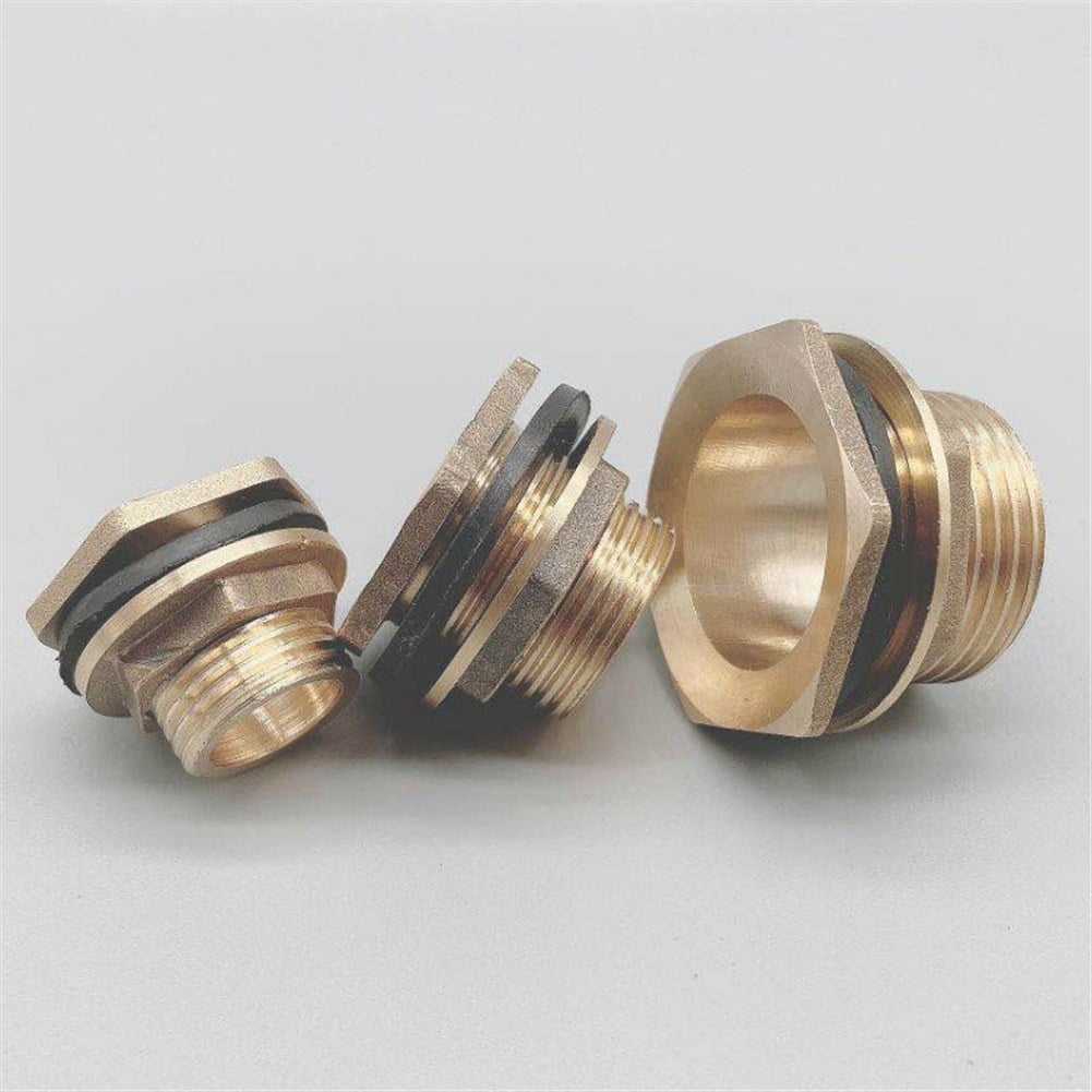 10pcs Copper Water Tank Connector 1/2" 3/4" 1" Male Pipe Single Loose ...