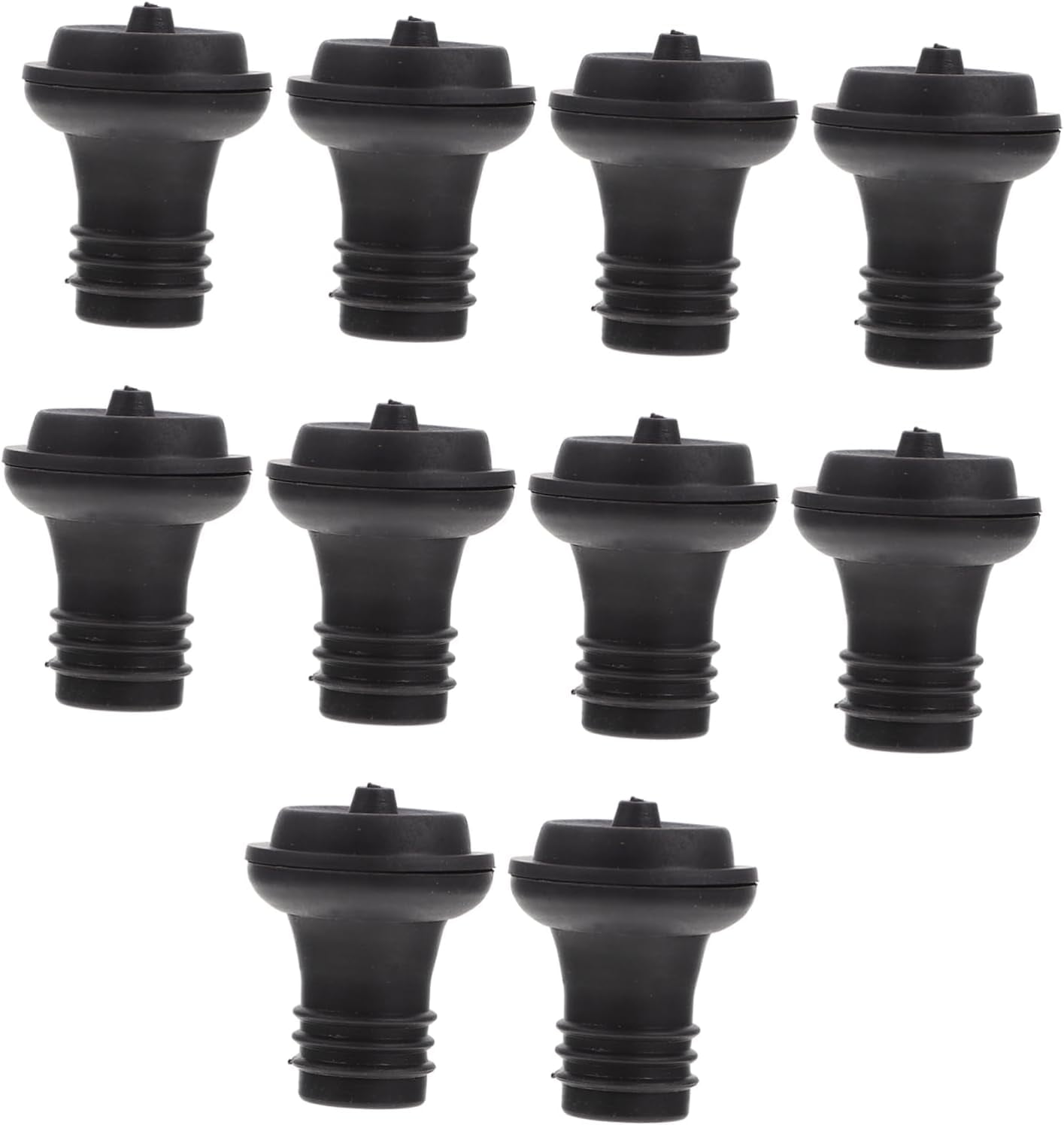 10pcs Cork Wine Stoppers Vacuum Plastic Drinkware Vacuum Wine Pump ...