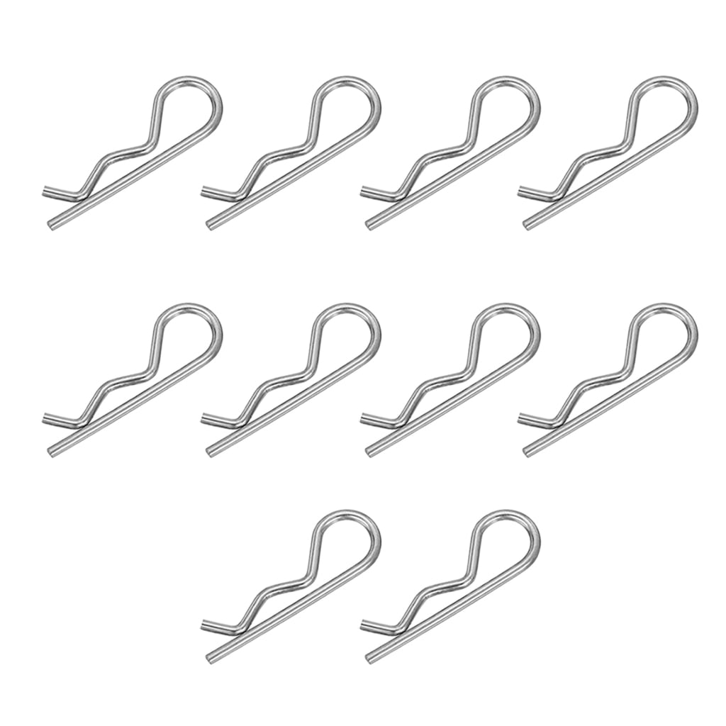 10pcs Corrosions Resistant R Shaped Pins Spring Cotter Pins Assortment ...