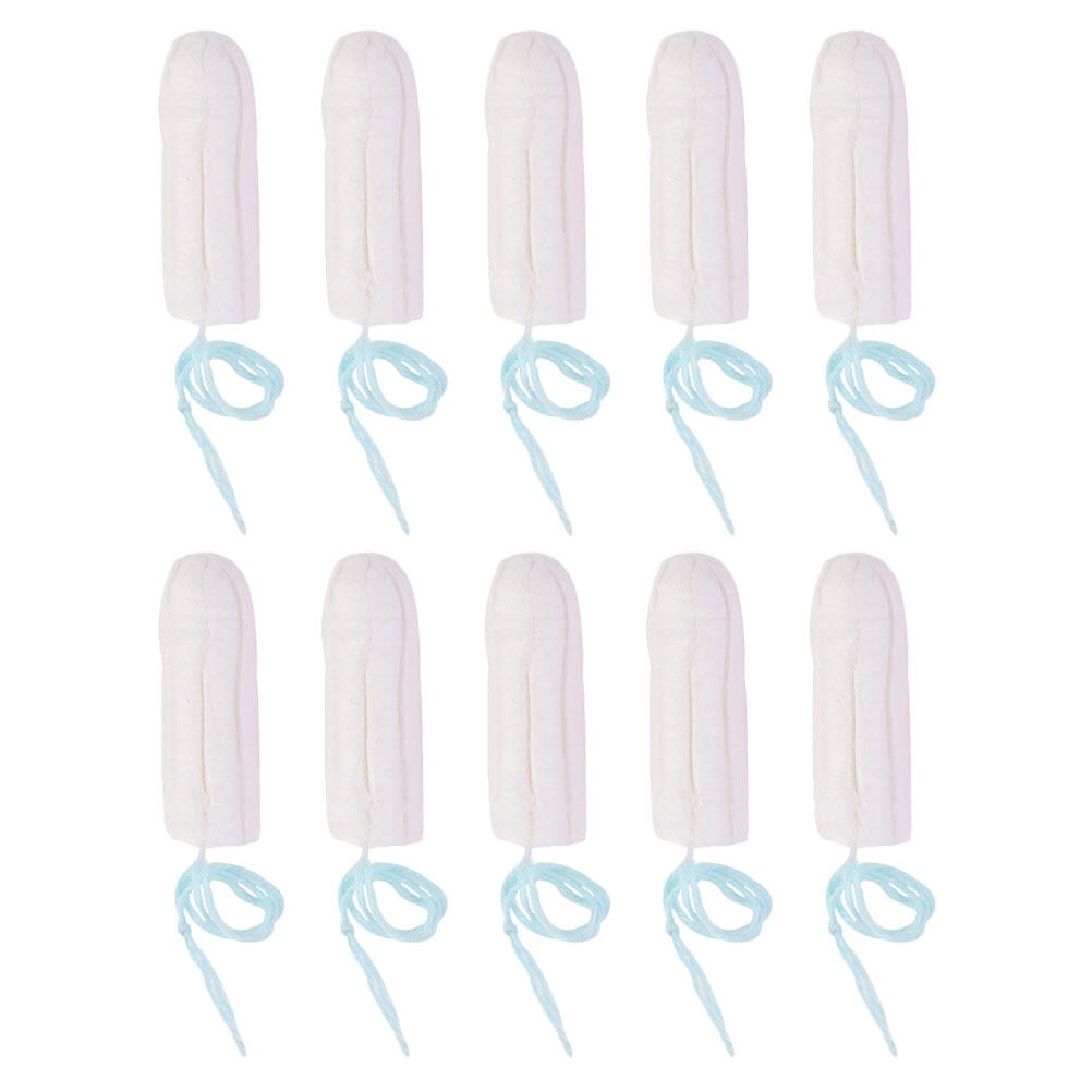 10pcs Disposable Cotton Sanitary Tampons for Female Push in Sanitary ...