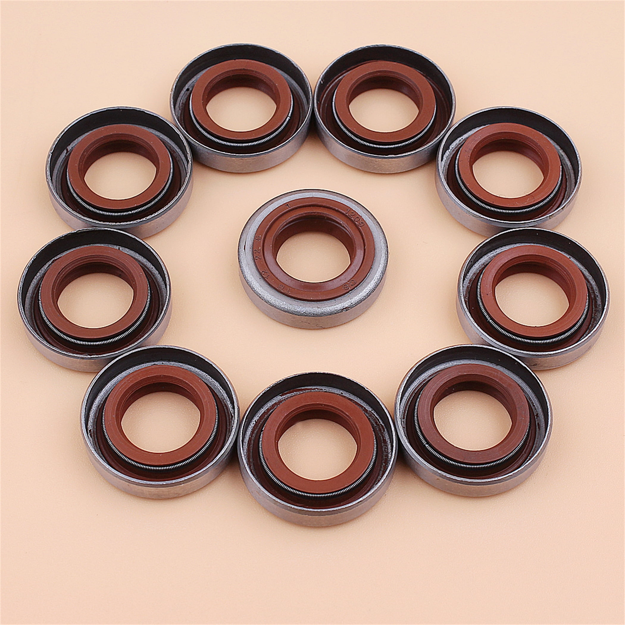 10pcs Crank Oil Seal for Stihl FS 80 85 90 120 200 250 300 350 380 400 ...