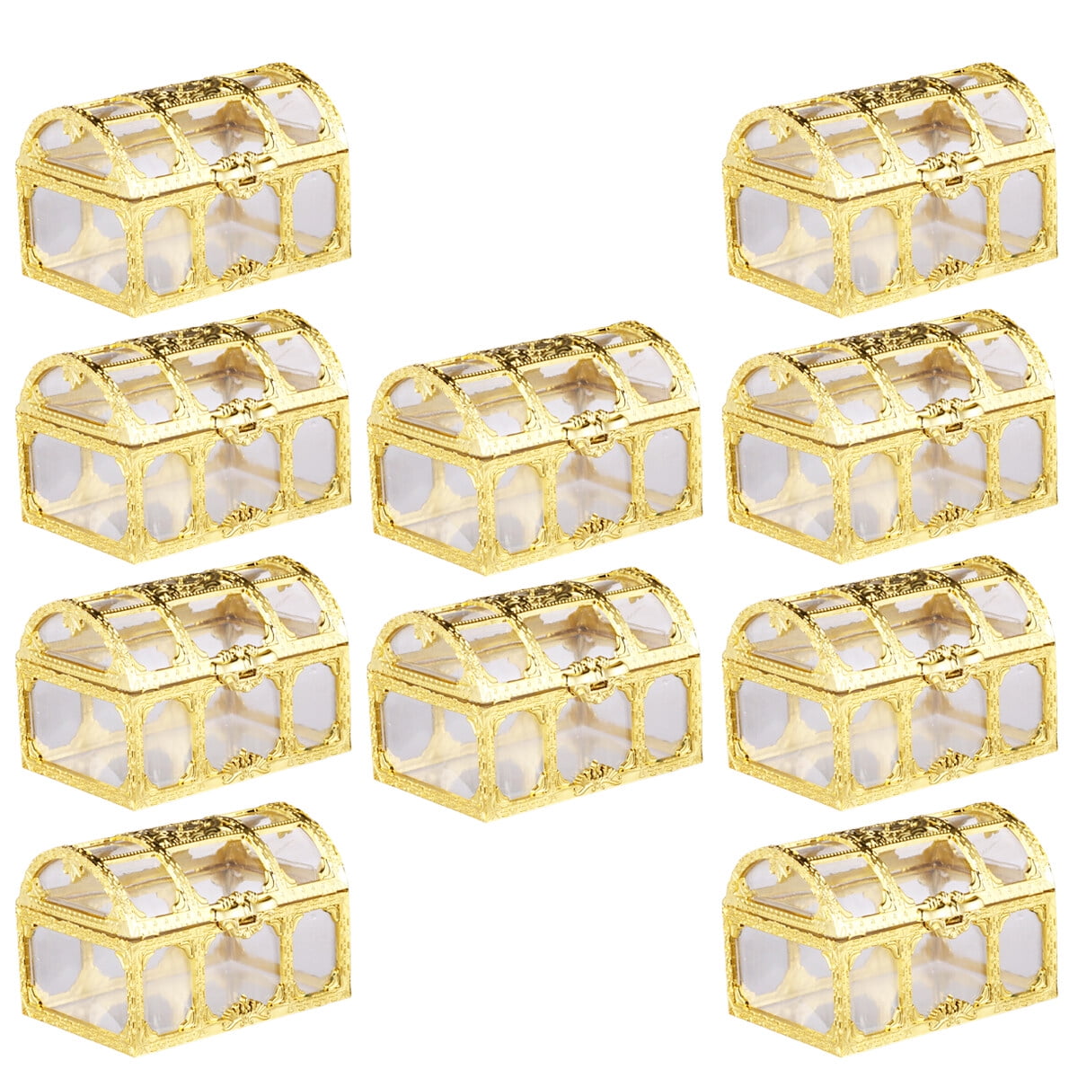 Raindrops Golden Plastic Candy Boxes for Storage Use Perfect for ...