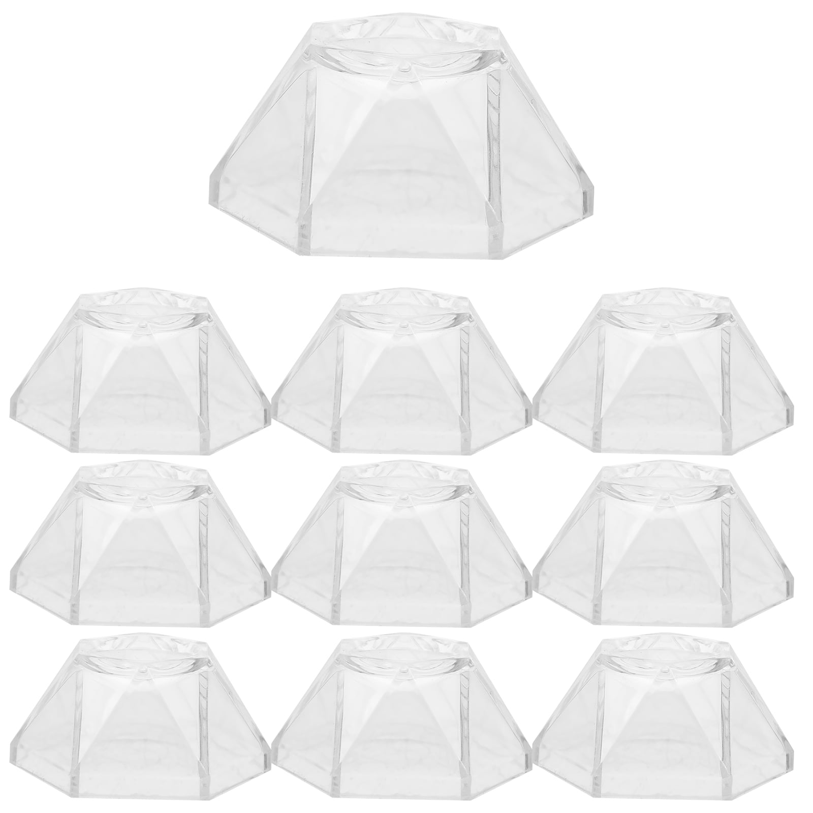 10pcs Crystal Ball Base Acrylic Display Stand Sphere Stone Support ...