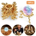 10pcs Crystal Ball Stand, EEEkit 2'' Mini Sphere Holder for 40-80mm ...