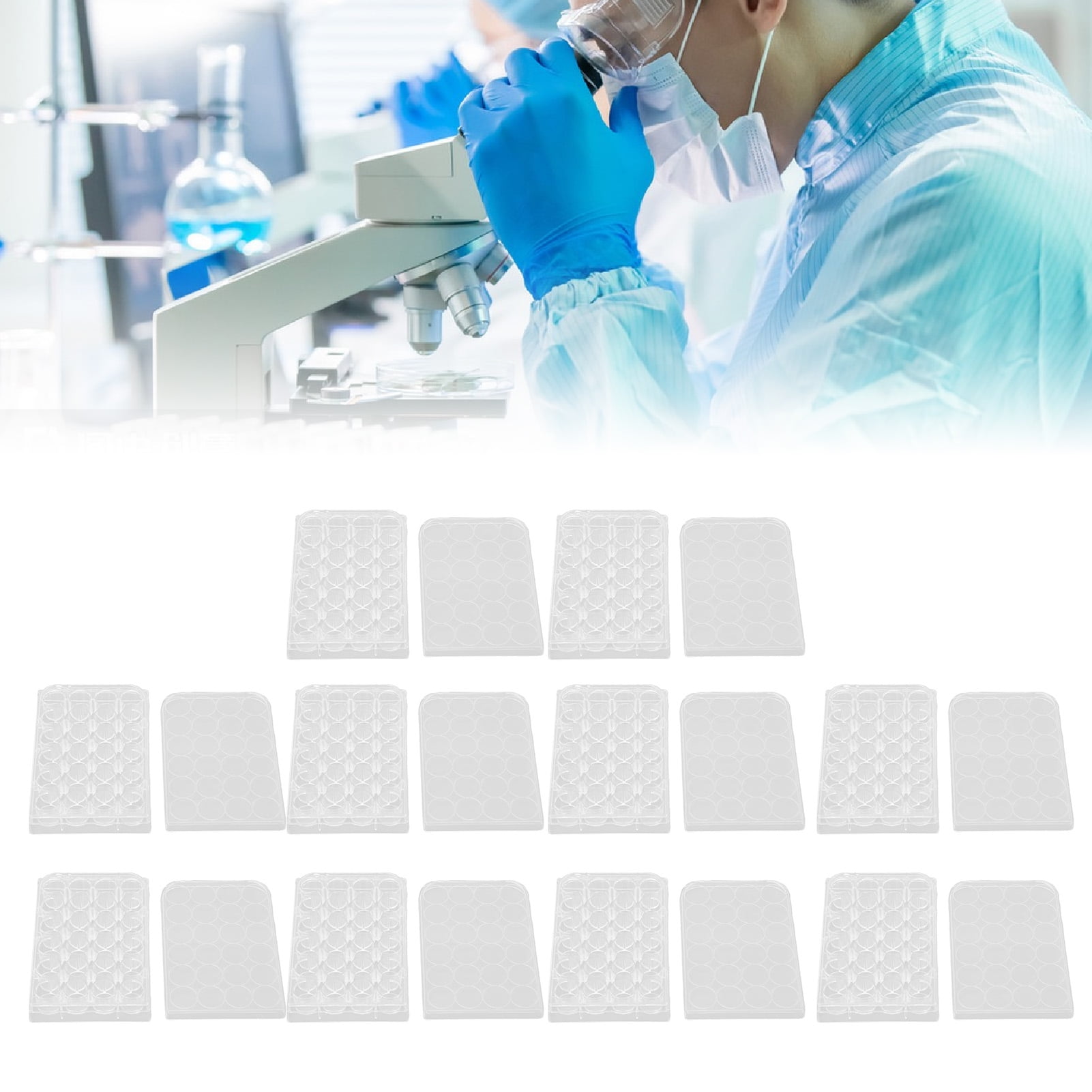 10pcs Culture Plate Thickness Uniform Highly Transparent Tissue Culture ...