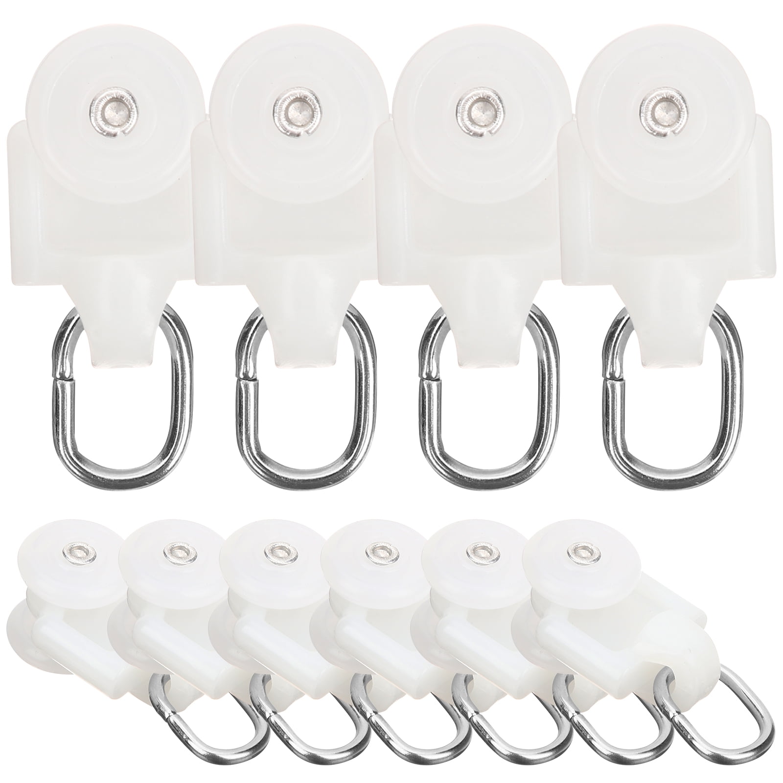 10pcs Curtain Track Pulley Curtain Rail Track Curtain Wheel Curtain ...