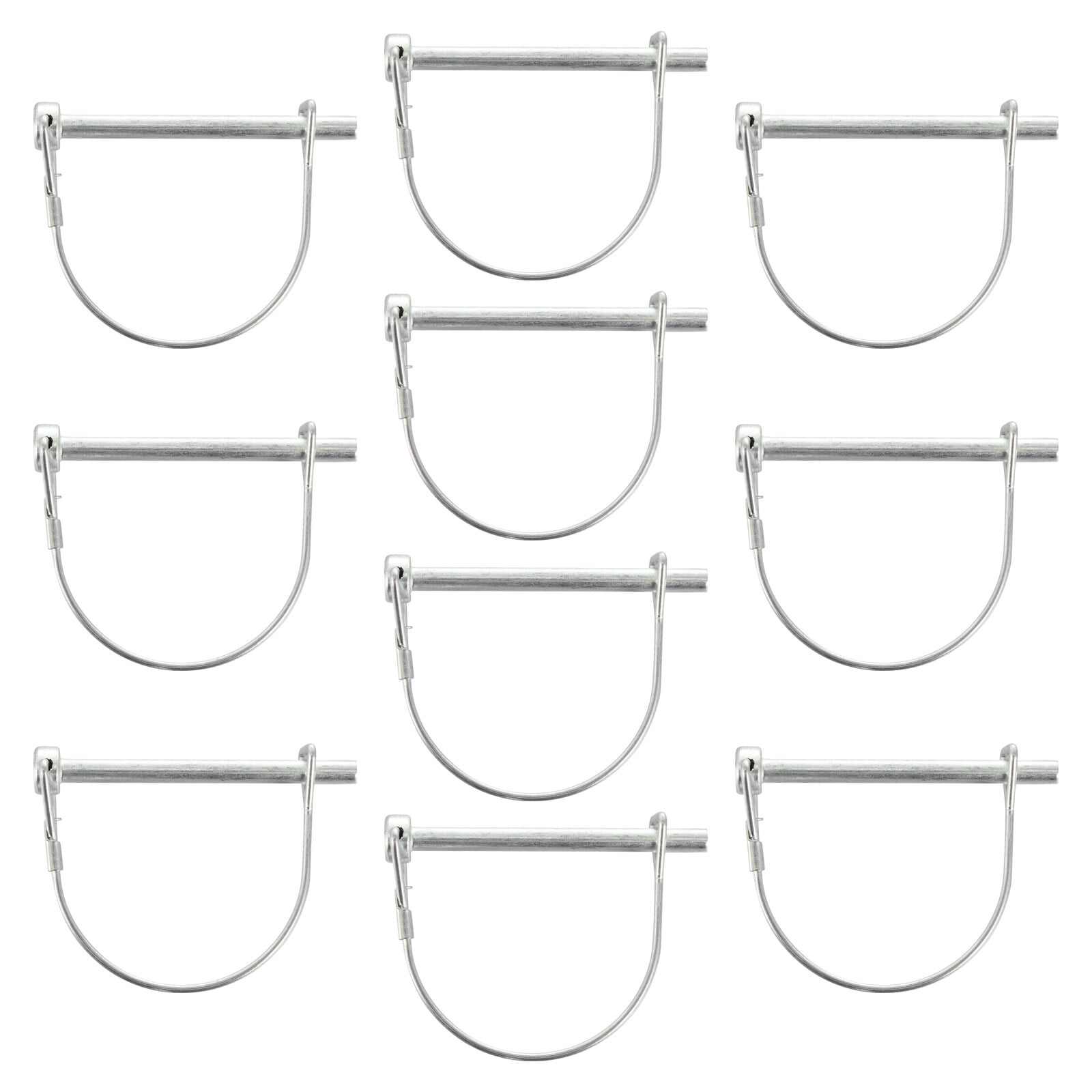 10pcs D-shaped Shaft Locking Pin Metal Wire Lock Pin for Farm Trailers ...