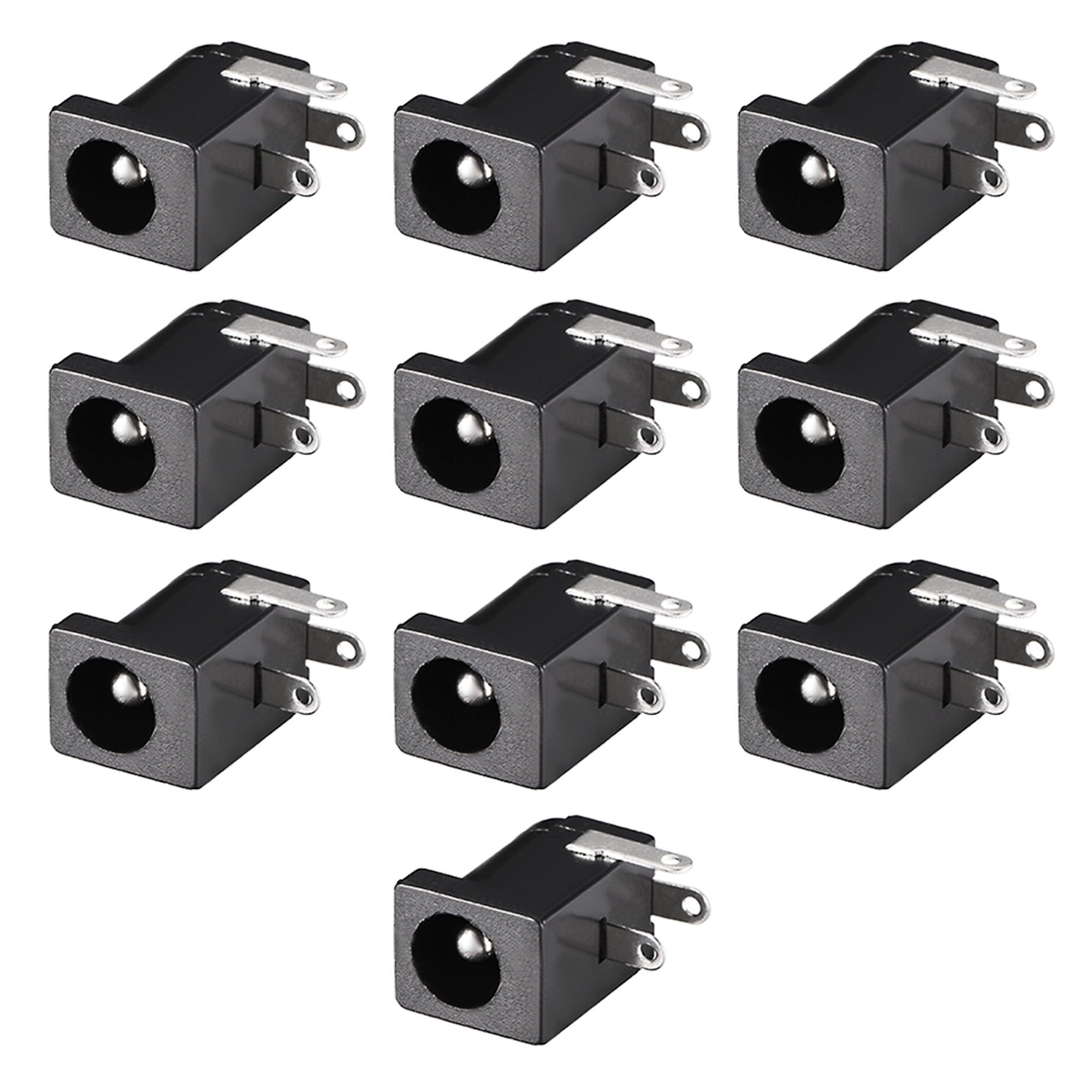 10pcs DC-005 5.5mmx2.5mm DC Power Jack Plug 3Pin Female Socket ...