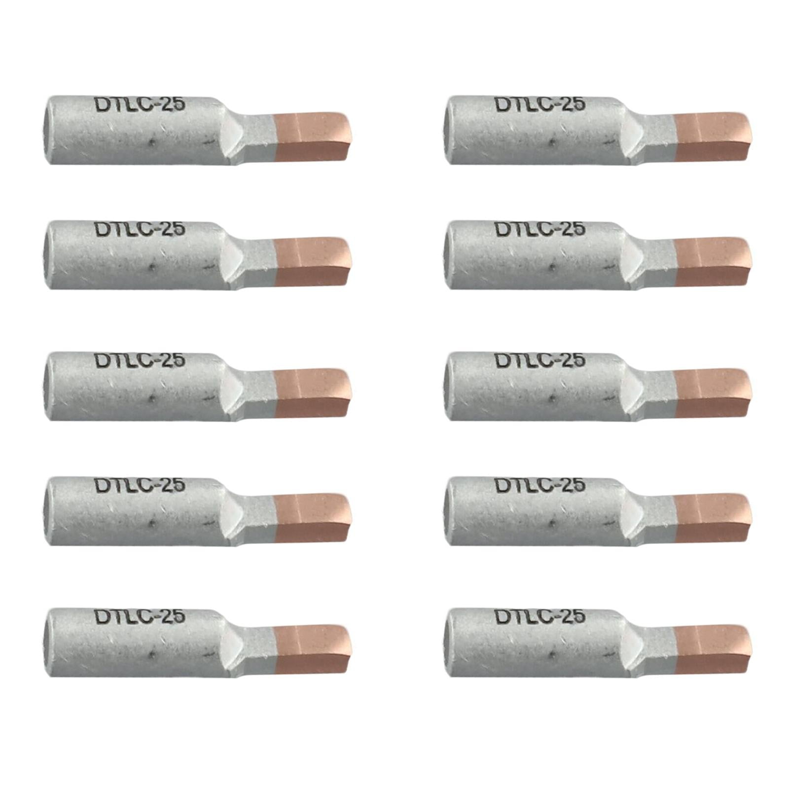 10pcs DTLC Wire Terminal Cable Lugs Copper Aluminum Wiring Connector ...