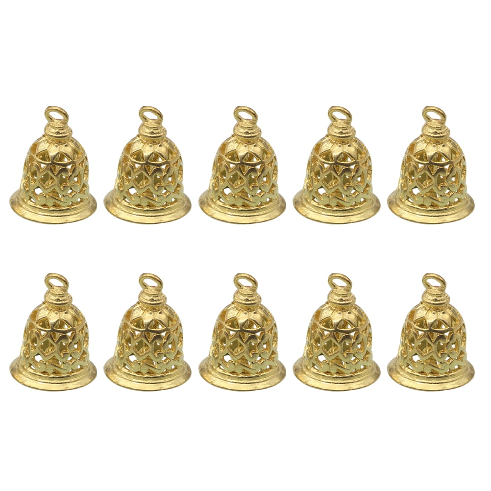 10pcs Decorative Brass Bells DIY Clothing Bag Accessories Brass Bell ...