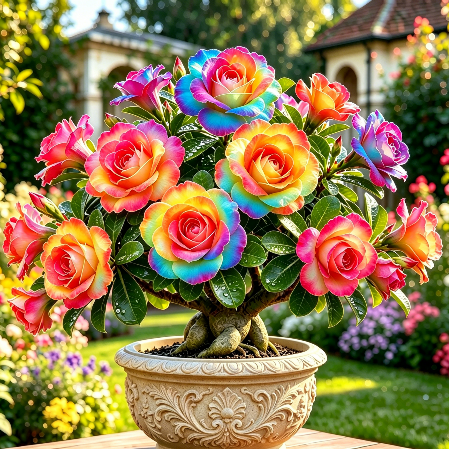 10pcs-Desert Rose Seed(Adenium obesum)-Adaptable to All Soils,Perennial ...