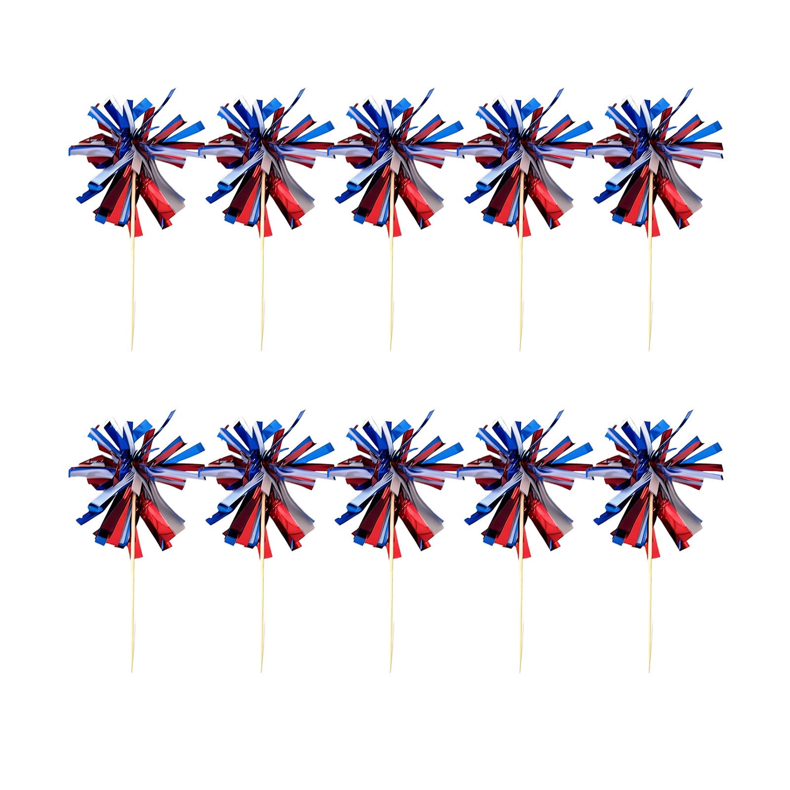 10pcs Dessert Picks for Cake Decoration, Hamburger Picks, Fruit Forks ...