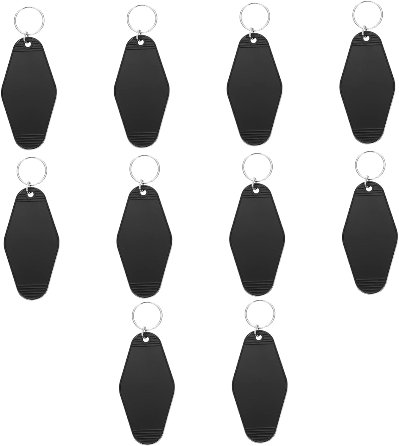 10pcs Diamond Listing Backpack Tag Car Keys Keychain Blank Labels Motel ...