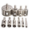 10pcs Diamond Saw Drill Bit Set Maker Cutter Glass Ceramic Tile ...