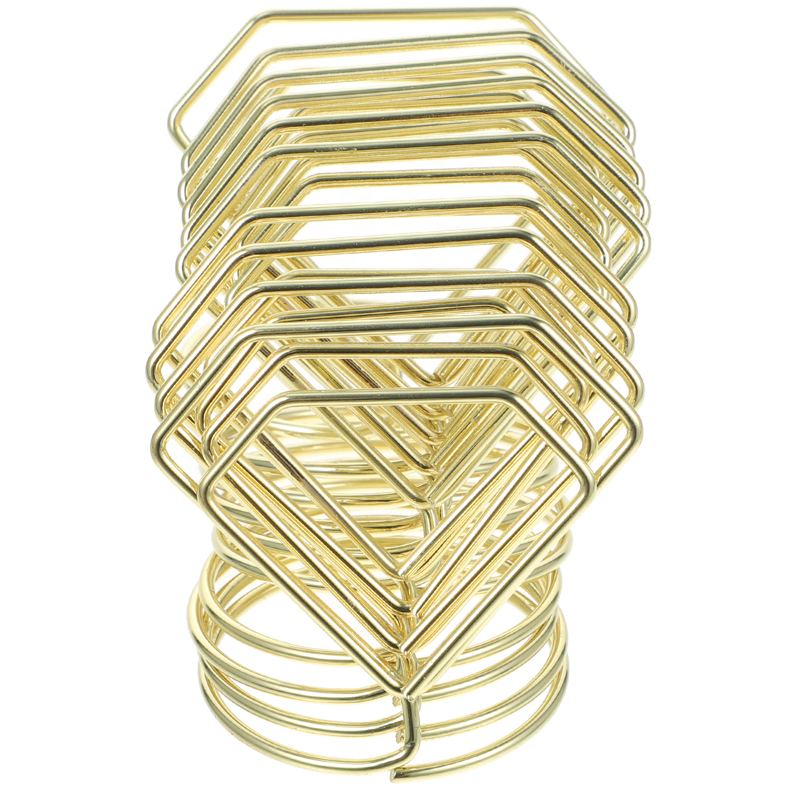 10pcs Diamond Shape Metal Card Holders Carbon Steel Photo Holders Table ...