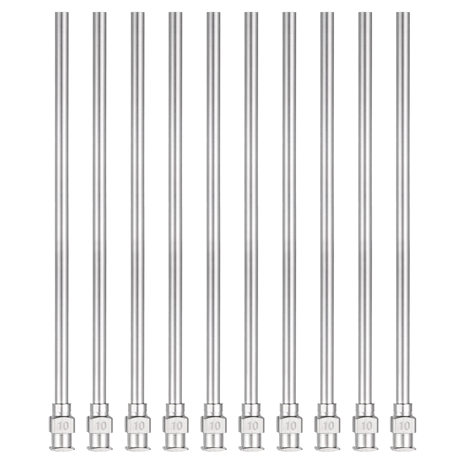 10pcs Dispensing Needles 10 Gauge 4 Inch Stainless Steel Blunt Tip Luer ...