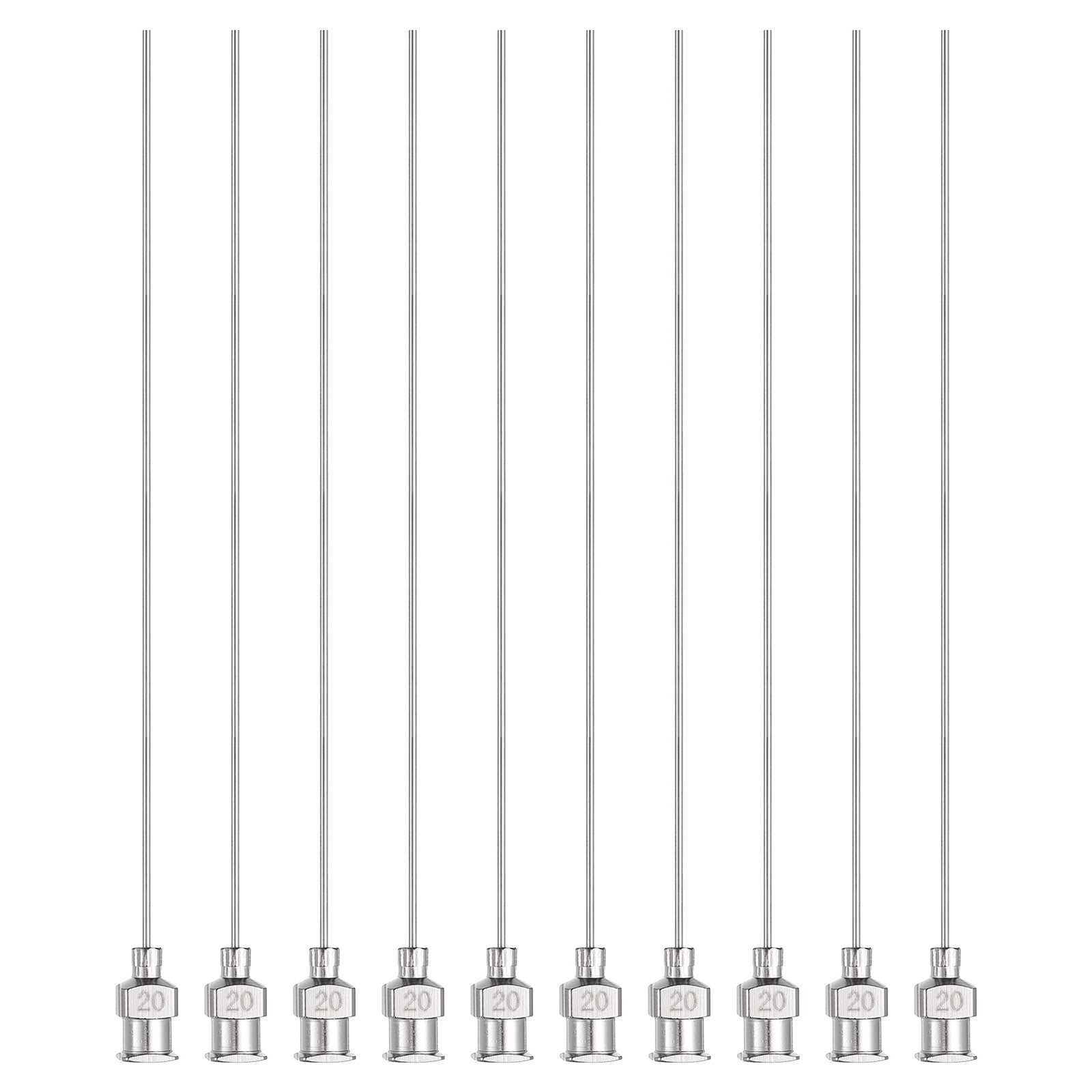 10pcs Dispensing Needles 20 Gauge 4 Inch Stainless Steel Blunt Tip Luer ...