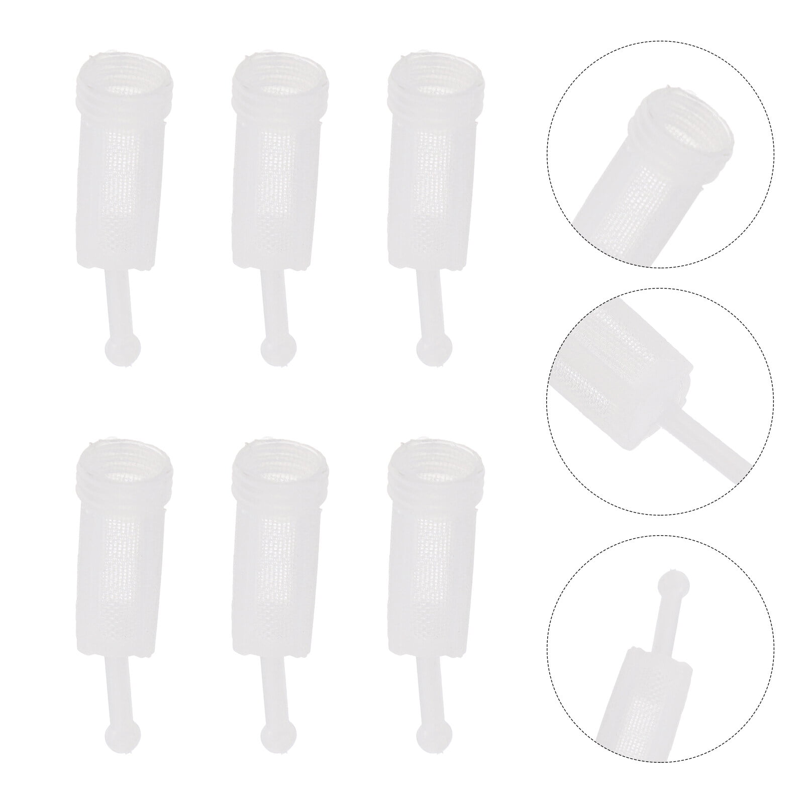 Nylon Fine Mesh Sieve for Spray White Gravity Feed Paint Filters 10pcs ...