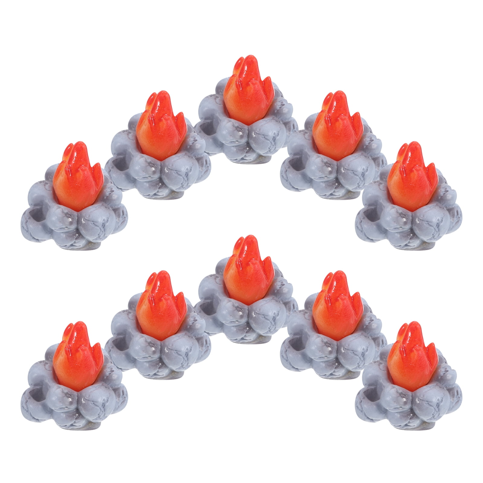 10pcs Dollhouse Campfire Mini Bonfire Model for Miniature Dollhouse ...