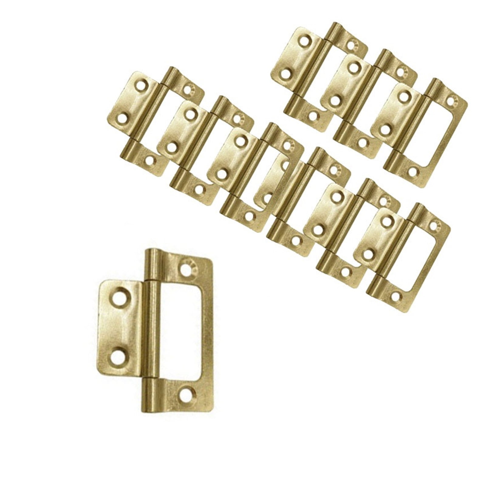 10pcs Door Hinges Bifold Butt Cabinet Hinges Vintage Furniture Hardware ...