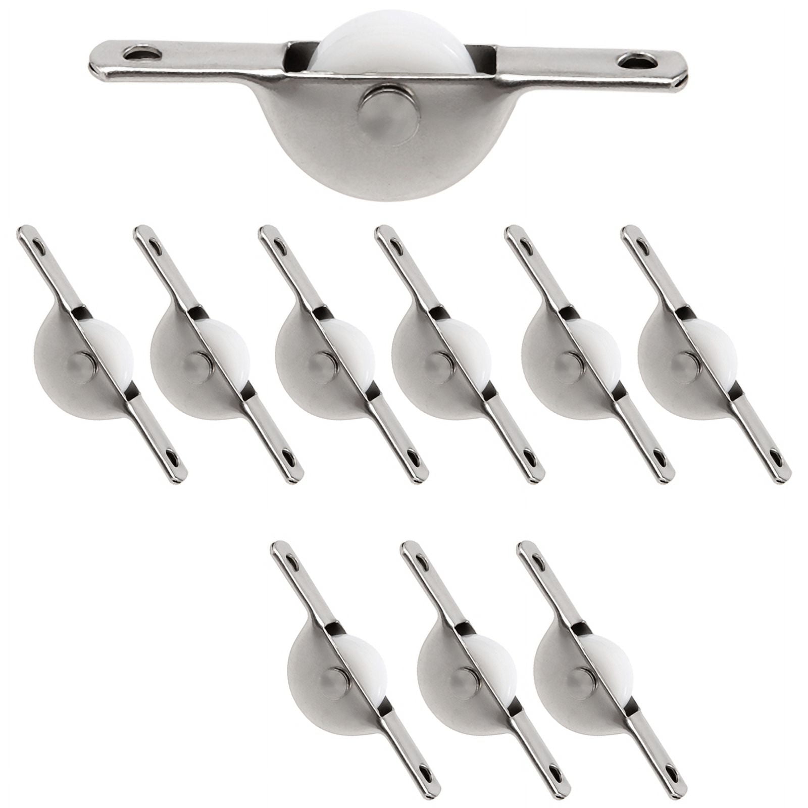 10pcs Door Window Cupboard Drawer Bin Single Nylon Sliding Roller ...