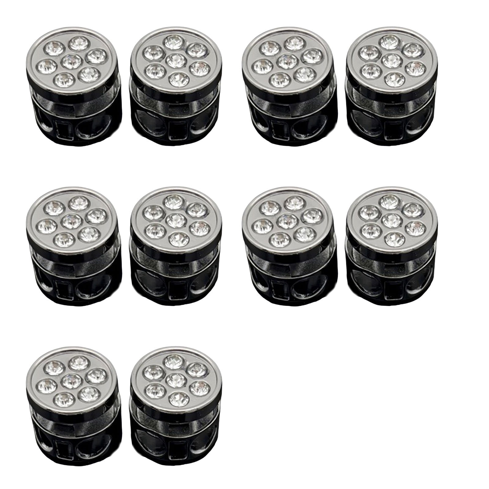 10pcs Double Hole Metal Cord Lock Clips for Hats Hoodie and Pants ...