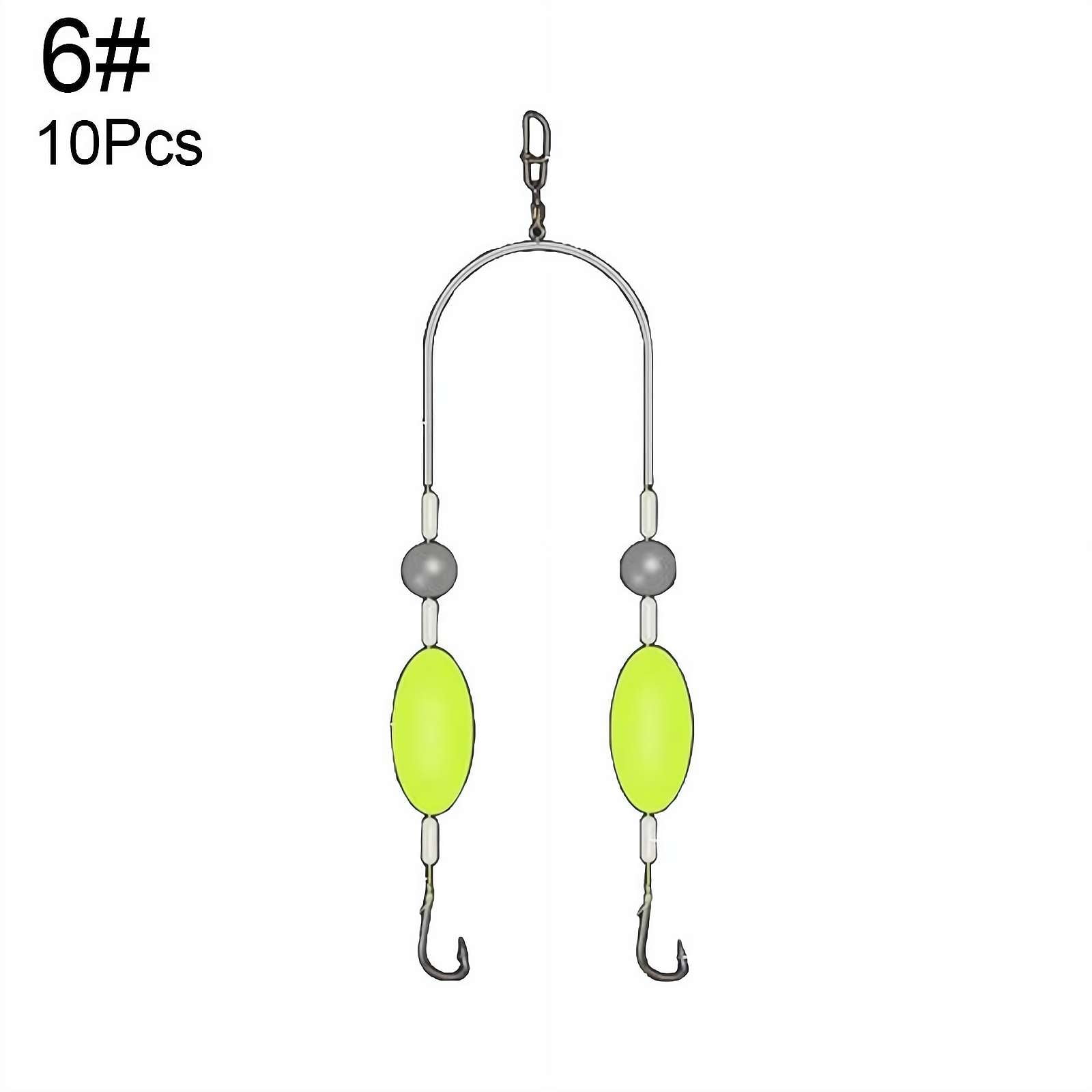 10pcs Double-Hook Reverse Bottom Rig Upgraded Version Boosts Hook ...