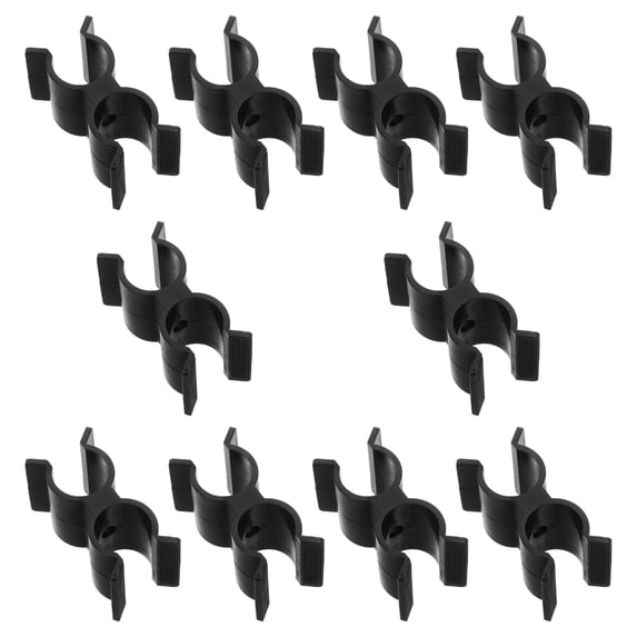 10pcs Double Port Pipe Clips Pipe Tube Joints Connector Clamp Fence ...