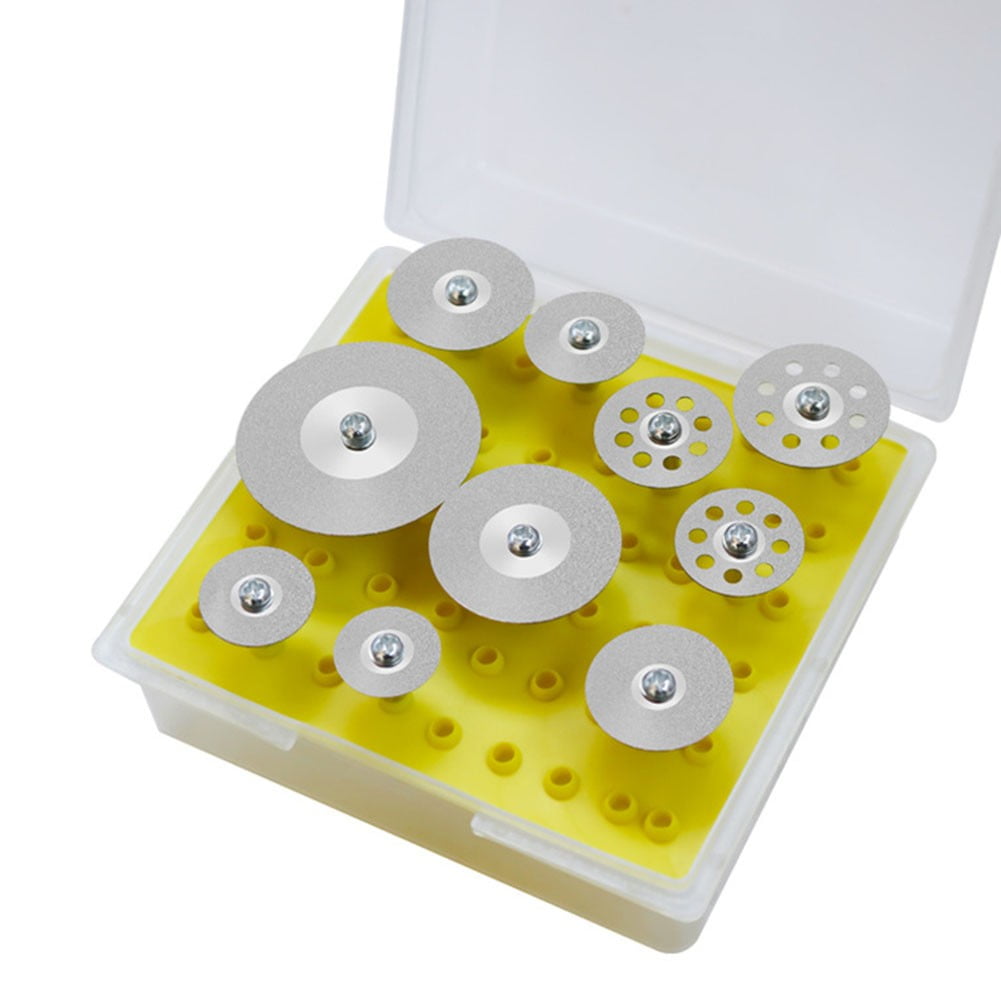 10pcs Double Sided Diamond Grinding Disc Set Ceramic Tile Cutting ...