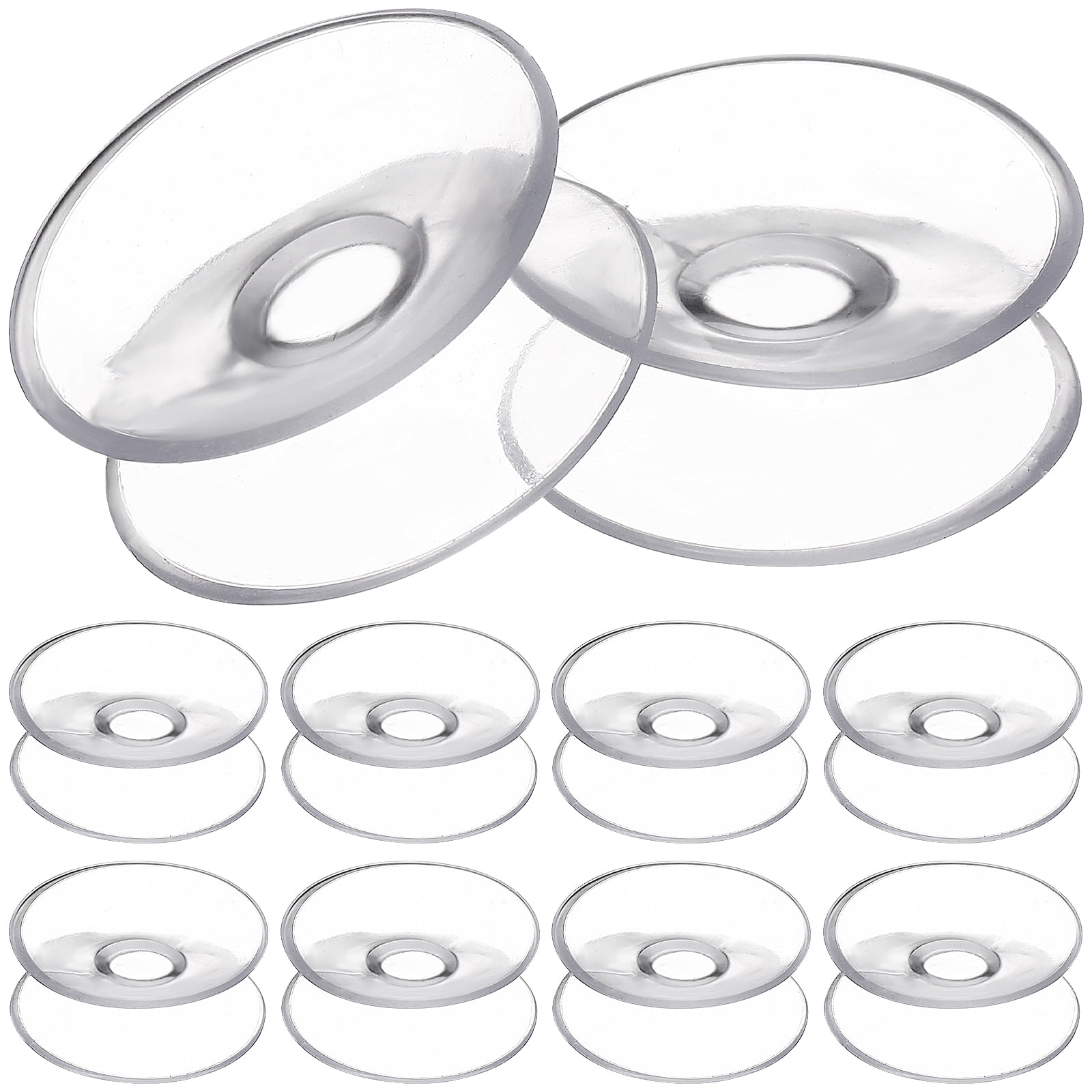10pcs Double Sided Suction Cups Clear Glass Vacuum Cup Transparent ...
