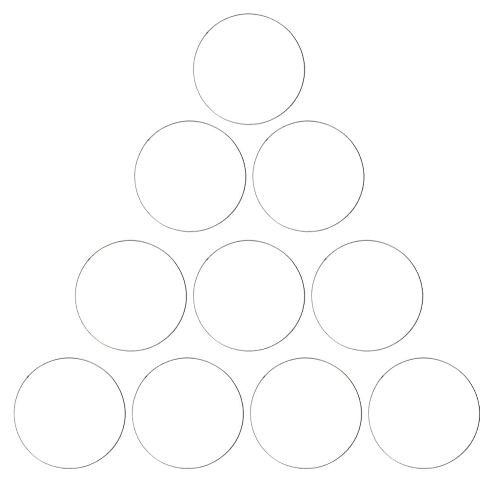 10pcs Dream Catcher Hoops Wreath Metal Rings Macrame Crafts Hoops ...